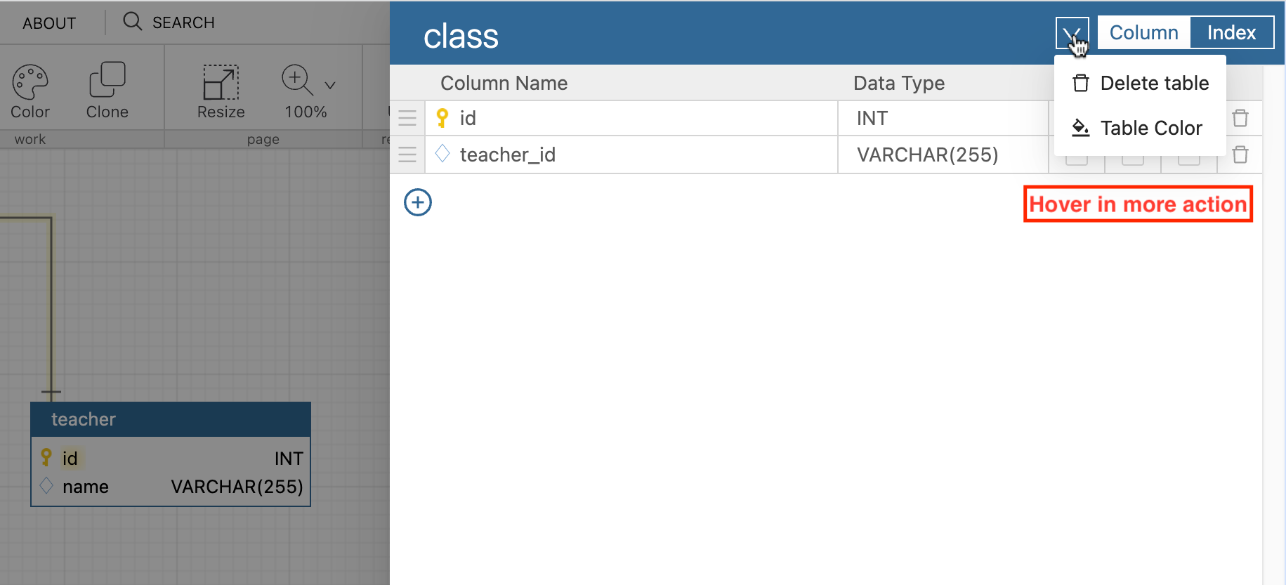 How To Change Table Header Colors